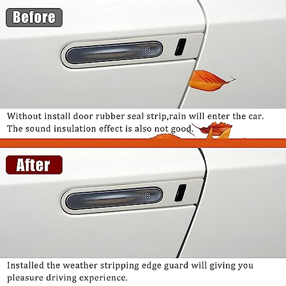 Pincuttee Rubber Edge Trim,Door Rubber Seal Strip Trim Seal with Side Bulb for Cars/Boats/Trucks/RVs,Automotive Weather Stripping Edge Guard (20FT)