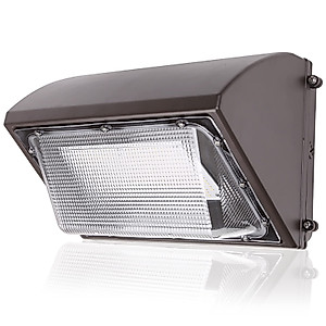 LE Dusk to Dawn Area Light with Photocell, 80W 10000lm LED Wall Pack Light, 300W Metal Halide Equivalent, 5000K Daylight Outdoor Security Flood Light, Commercial Area Lighting, UL Listed