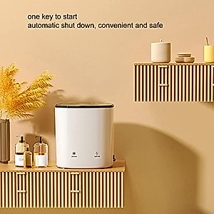 Portable Washing Machine ABS 4.5L 2000mA 24W 12V Blue Light Household Portable Washer, Mini Washing Machine for T Shirts Underwear Socks US Plug 100‑240V Portable WashersWashers & Dryers