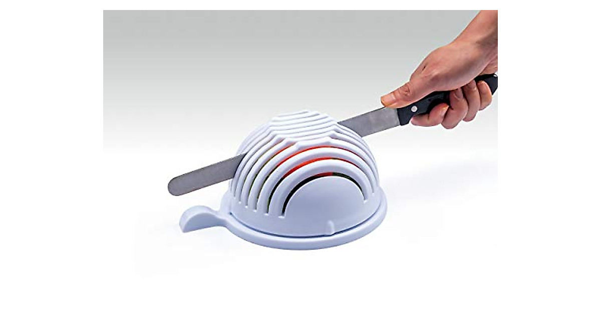 Innovative Living Salad Cutter Bowl – Fast & Safe Salad Maker