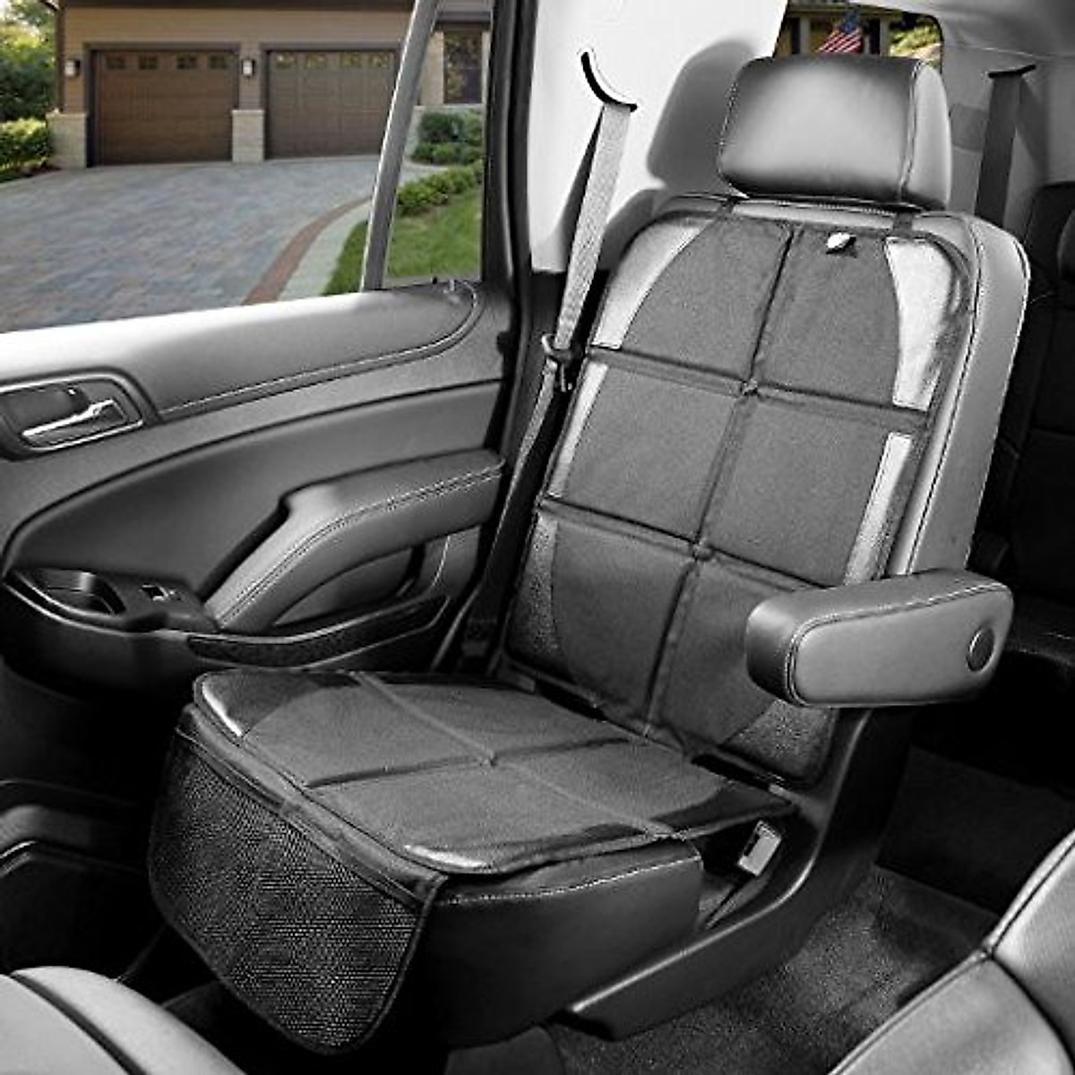 KHOMO GEAR - Baby Infant Car Seat Cover Protector - Black - Car Seat Protector