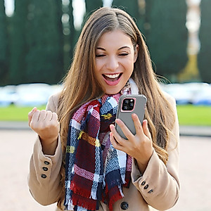 For iPhone 13 Pro Max Case , iPhone 12 Pro Max Case, Heavy Duty Shockproof 3 in 1 Silicone Rubber Hard PC Rugged Durable Phone Cover for iPhone 12 Pro Max &13 Pro Max Phone 6.7 Inch. (Gray/Pink)