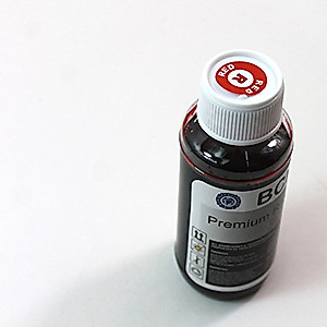 BCH Premium Refillable Dye Ink Red Color for Canon Printer Compatible for Canon Ink Cartridges Canon CLI-9 Pixma Printer Ink Pro9500-100ml Retail Bottle