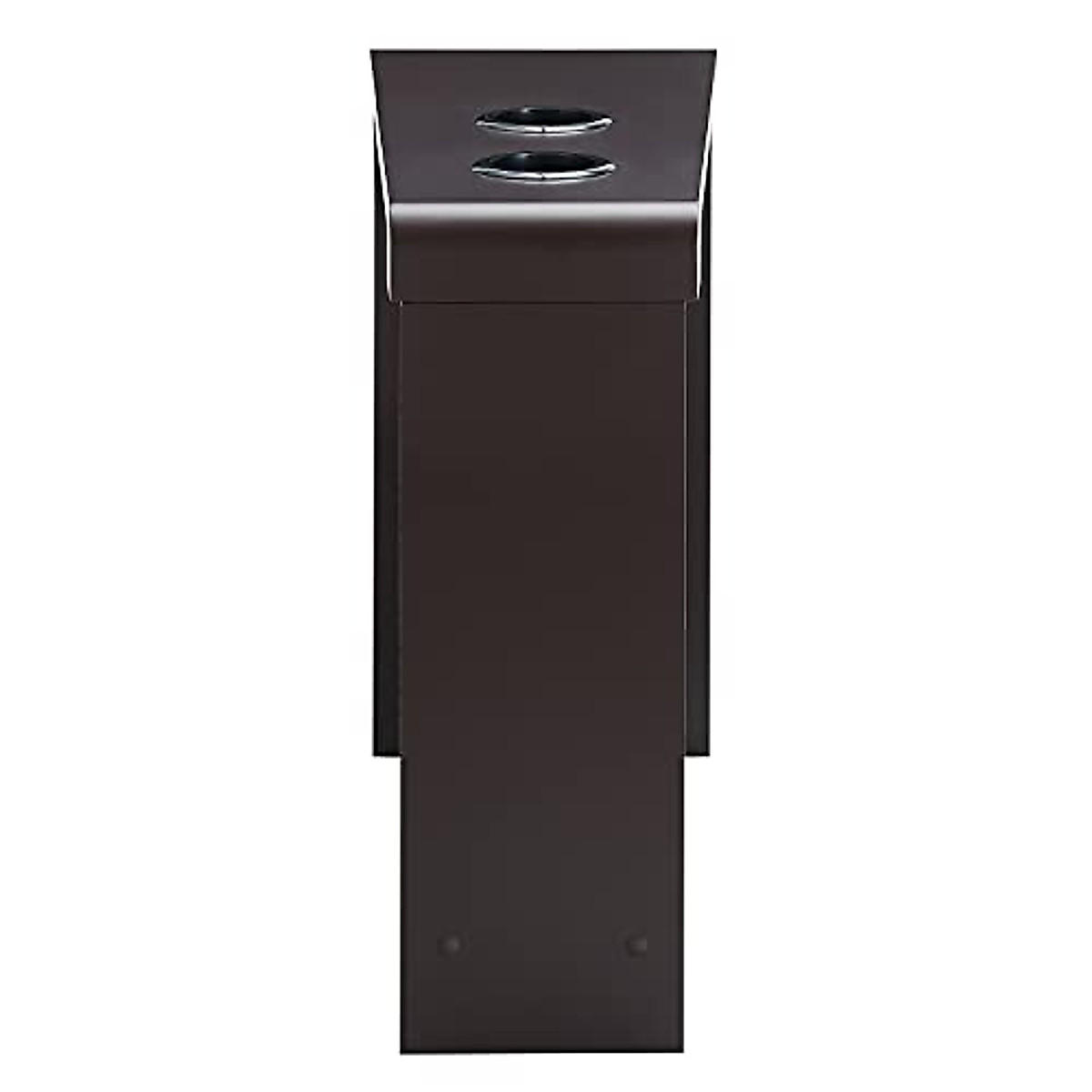 Jade Modern Nightstand with Charging Station | End Table with USB Ports & Outlets | Narrow Side Table for Bedroom & Living Room - Espresso