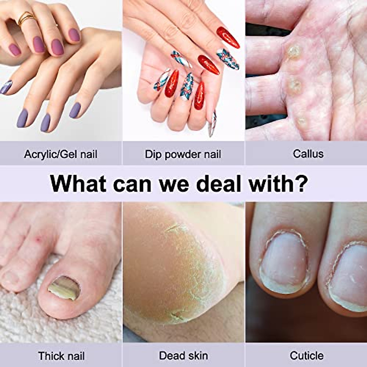 Cordless Nail Drill Electric File: Professional for Acrylic Gel Dip Powder Nails Portable Nail Drill Machine Kit for Manicure Pedicure Nail Set with Everything Rechargeable Lightweight