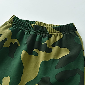 Eghunooy Toddler Infant Baby Boy Clothes Mr. Steal Your Girl Printed Hoodie Tops Sweatsuit Camouflage Pants Outfit Set (3-6 Months)