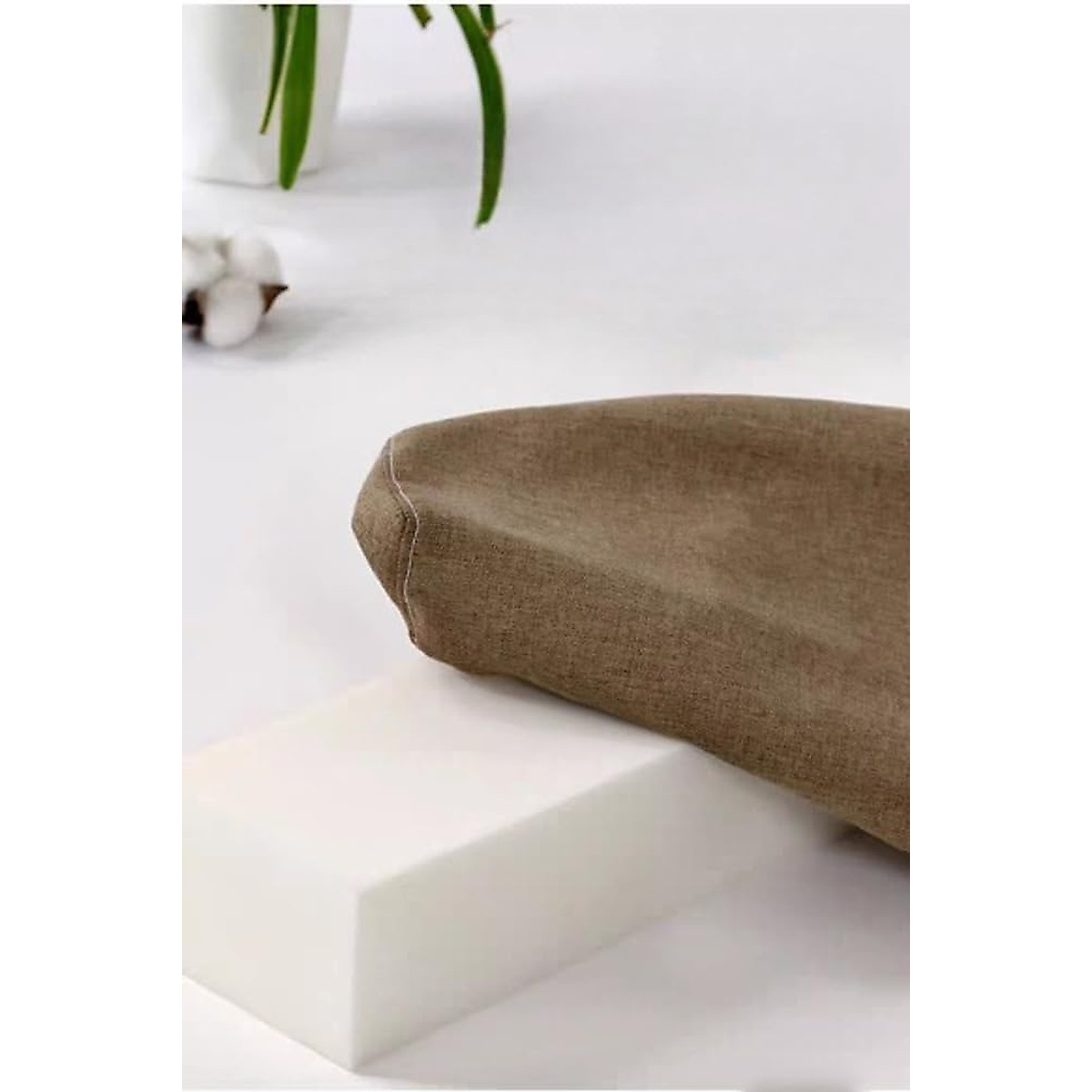 YUURO Custom Luxury Memory Foam Bed Wedge,Mat Gap Filler Adjustable,Bed Gap Filler for Headboard,Long Pillow,Mattress Connector,Sofa Cushion,Single/Twin/Queen/King