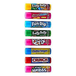 Candy Shop 8 Piece Flavored Kids Lip Balm Set Christmas Stocking Stuffer Gift Set