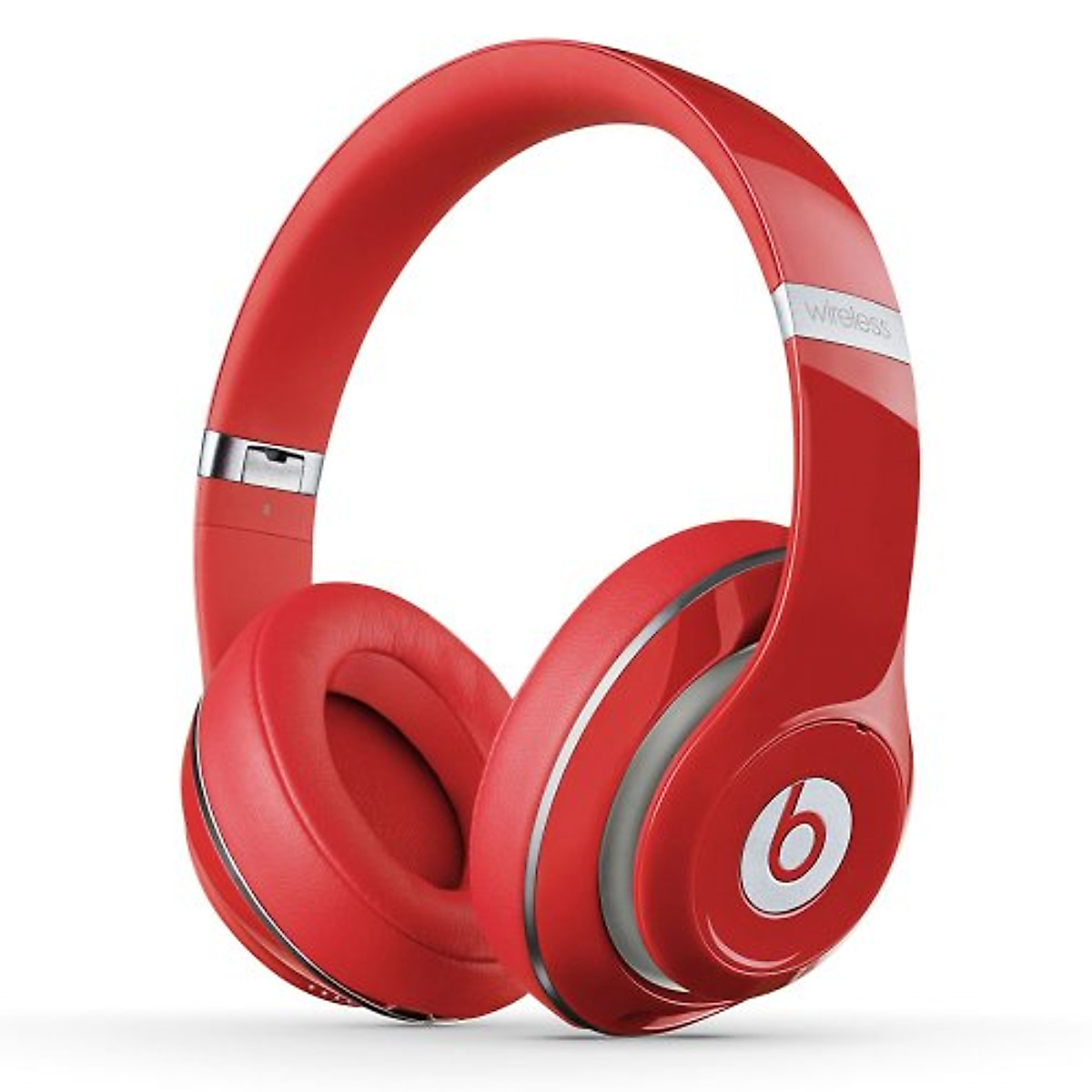 Beats Studio 2 Wireless Over-Ear Headphones (MH8K2AM/A) Red - (Renewed)
