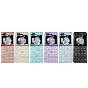 KSRIDOTE for Samsung Galaxy Z Flip 5 Case,Galaxy Z Flip 5 Phone Case Wallet with Card Holder & Ring Crossbody Wallet Case Luxury Gift for Women, Mint Green