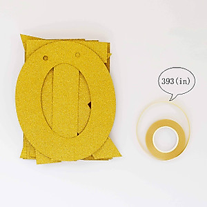 MAGJUCHE Gold glitter Cheers to 27 years banner,27th birthday party decorations