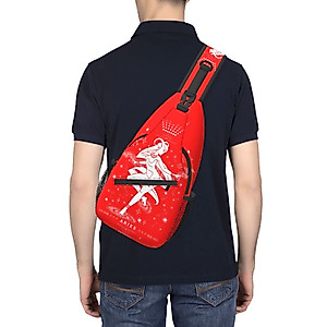 Aries Constellation Sling Bag Chest Bag Zodiac Sign Crossbody Bags For Mens Womens