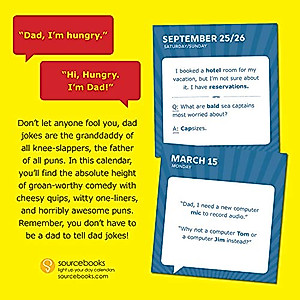 2021 Dad Jokes Boxed Calendar: 365 Days of Punbelievable Jokes (Daily Calendar, Joke Calendar for Him, Desk Gift for Her)