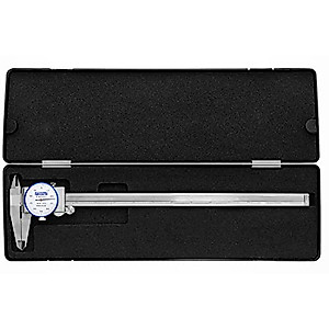 Fowler 52-008-712-0, Premium Dial Caliper With 0-12" Measuring Range (White)