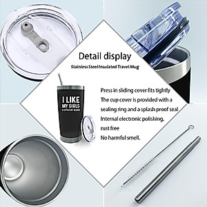 i like my girls a little bit older Tumbler Coffee Tumblers 20 oz Tumbler with Lid and Straw Insulated Tumblers Stainless Steel Tumbler Funny Gifts