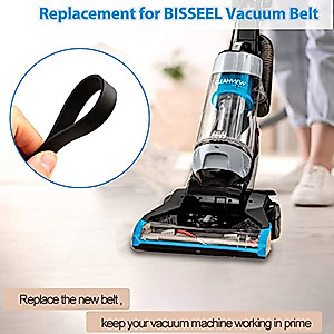 Vacuum Belt for Bissell Style 7/9/10 P/N 3031120 2252 2254 2259 1793, Vacuum Cleaner Belts Replacement Belt for Powerforce Helix Cleanview Powerlifter Swivel Rewind, Replace Part 2031093,3031123,32074