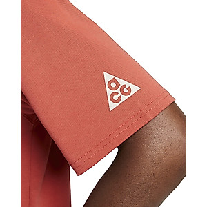 Nike Men's ACG Max 90 Short Sleeve All Conditions Gear T-Shirt (Large, Martian Sunrise)