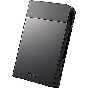 BUFFALO MiniStation Extreme NFC USB 3.0 2 TB Rugged Portable Hard Drive (HD-PZN2.0U3B),Black