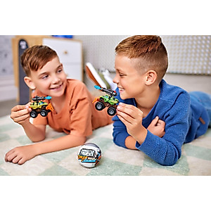 5 Surprise Monster Trucks Series 3 Color Change (2 Pack) by ZURU Collectible Racing Battle Surprise Fireable Weapons Action Toys for Boys