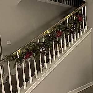 Amagic 10 Pcs 4'' Flickering Led Candles for Christmas Tree, Window Candles with Remote &Timer &Clips/Suction Cups, Battery Decor Candles for Windows Warm White Light, Gifts for Christmas