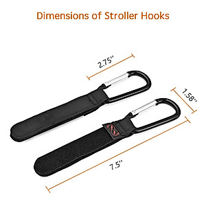 Dikaslon Diaper Bag Tote with 2 Pack Stroller Hooks, Pacifier Case and Changing Pad, Large Travel Diaper Tote for Mom and Dad, Multifunction Baby Bag for Boys and Girls