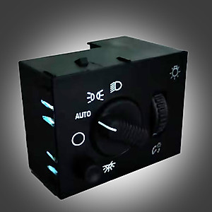 Headlight Switch Headlamp Dimmer Switch Compatible with Chevy Silverado Suburban Tahoe Avalanche GMC Sierra Yukon Cadillac Escalade | Replace# 19381535, 15176678, 15194803