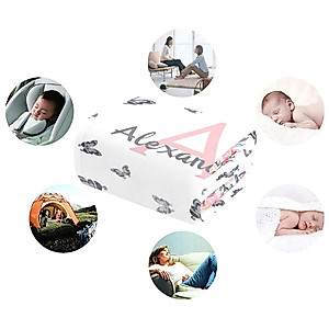 Seamaid Personalized Butterfly Blanket with Name for Baby Girl Custom Baby Blankets Customized Baby Name Blanket for Baby Girl Personalized Gifts with Name for Newborn Girls Teens Adults 30x40inch