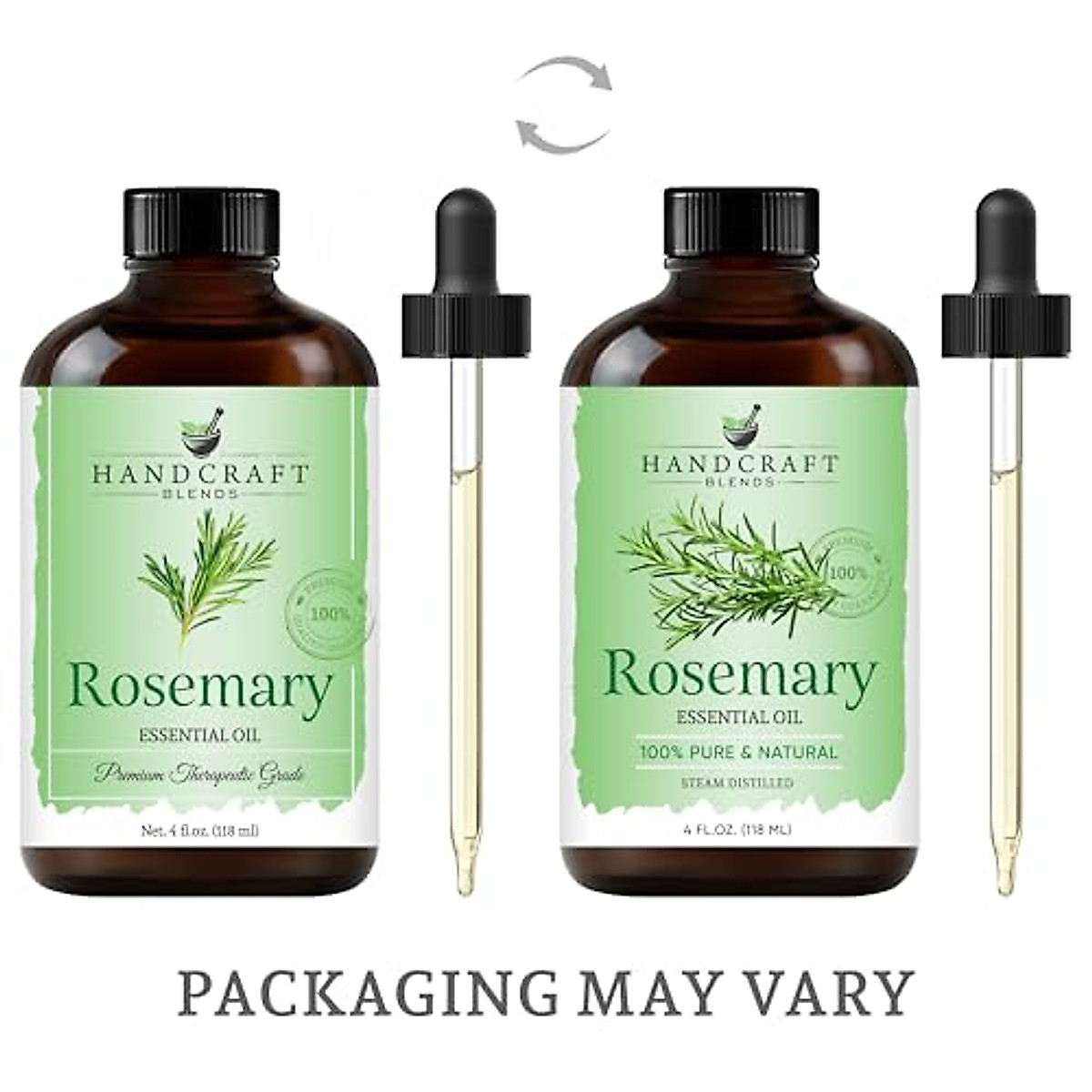 Rosemary Essential Oil - Huge 4 Fl Oz - 100% Pure and Natural - Premium Grade Essential Oil for Diffuser and Aromatherapy