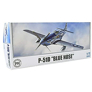 Premium Hobbies P-51D Blue Nose 1:72 Plastic Model Airplane Kit 126V