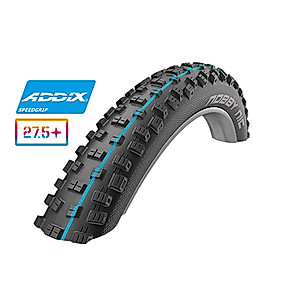 Schwalbe Rocket Ron Tire - 27.5 x 2.6, Tubeless, Folding, Black, Evolution Line, SnakeSkin, Addix Speedgrip