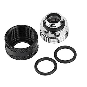 Dracaena 6 Pack G1/4" Thread to 16MM OD Hard Tubing Compression Fitting with Rings for Rigid Acrylic Tube for Computer Water Cooling System, Black