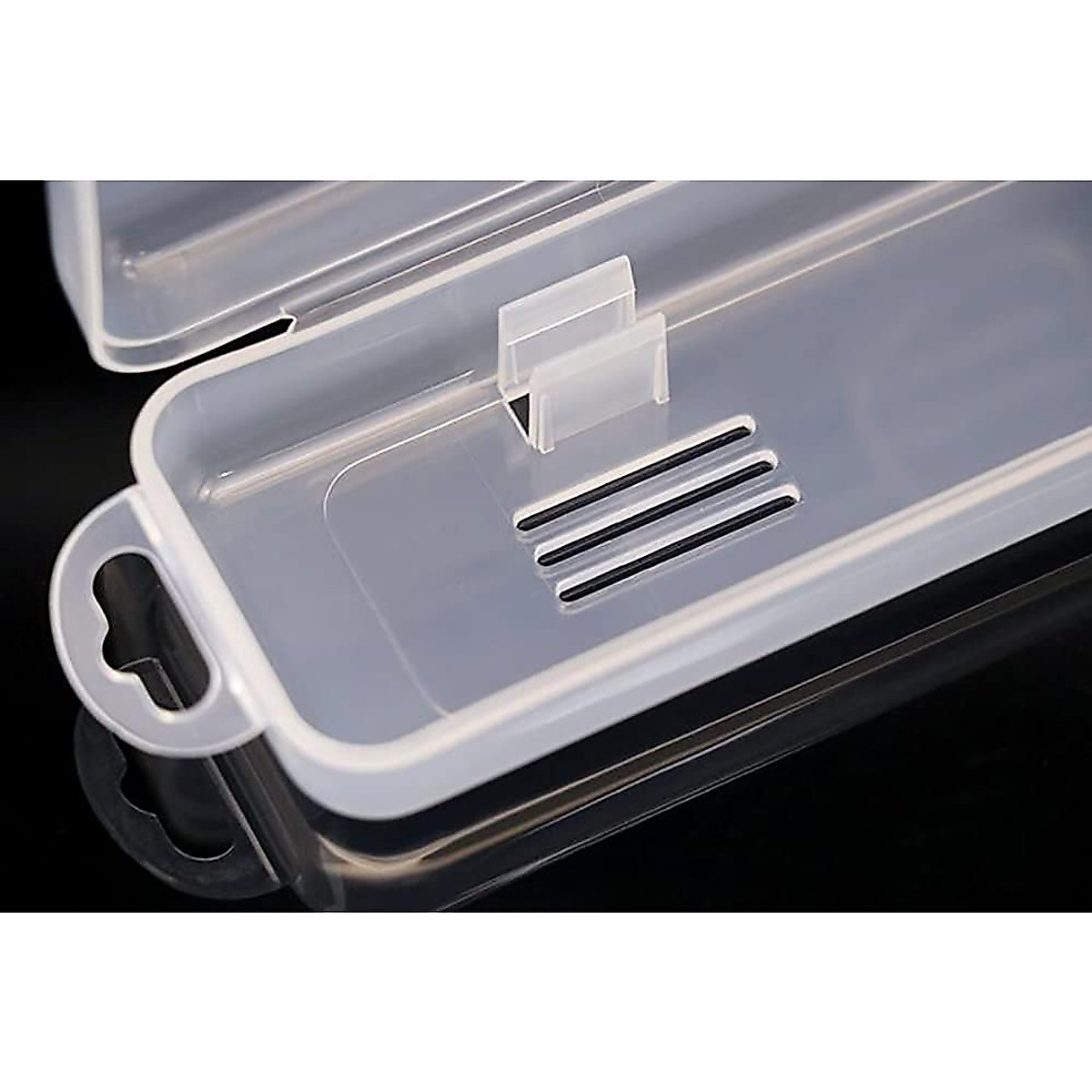 UUYYEO 2 Pcs Travel Portable Toothbrush Storage Case Plastic Dust-Proof Toothbrush Container Toothpaste Box Holder