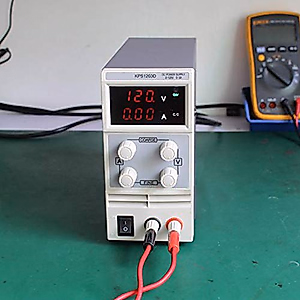 KPS1203D DPS305U Adjustable Switch DC Adjustable Power Supply 4-Digital LED Display AC110V for Lab, Automobile Battery Charger, DIY Tool, Repair, Research (KPS1203D)