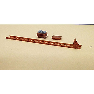 Outland Models Train Railway Ore Mining Accessories: Cart Truck Shanty. N Scale