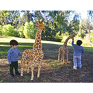 Linzy Toys Jared The Giraffe, 50'' (127 cm) Standing High, Real Life Stuffed Animals Plush Giraffe, Peluche Jirafa