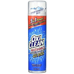OxiClean Max Force Gel Stain Remover Stick, 6.2 Ounce (Pack of 2)