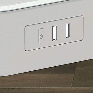 TRESANTI Adjustable Height Desk, White