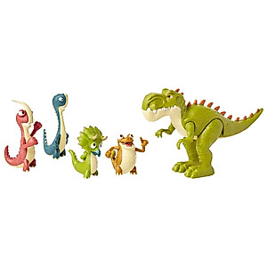 Gigantosaurus Figures Giganto & Friends Toy Action Figures, Includes: Giganto, Mazu, Bill, Tiny & Rocky – Articulated Characters Range from 2.5-5.5" Tall