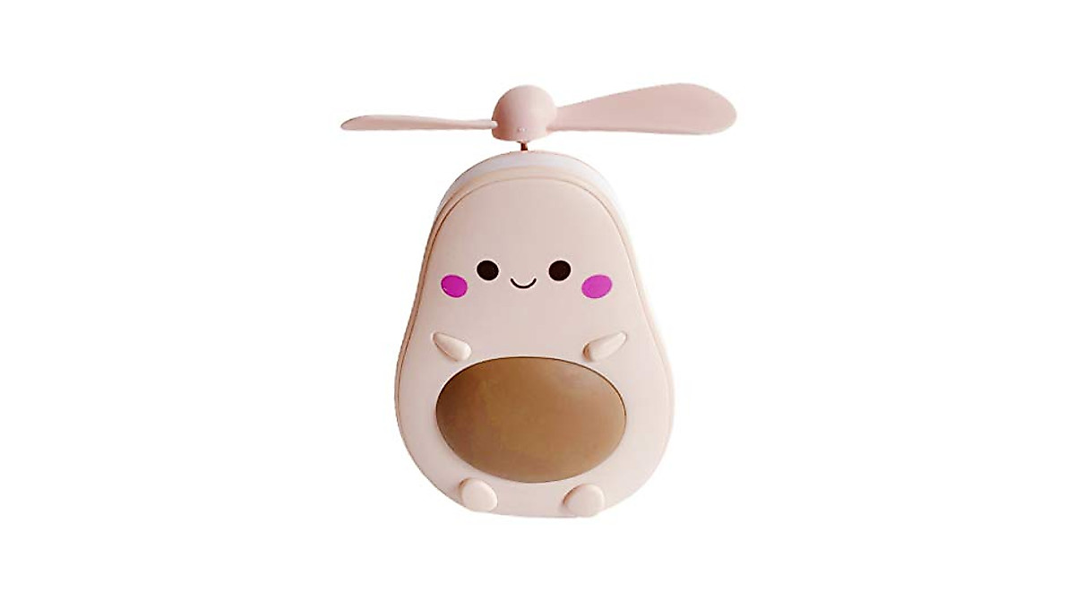 Dft Portable Avocado-Shaped Mini Air Cooler Fan for Personal Cooling