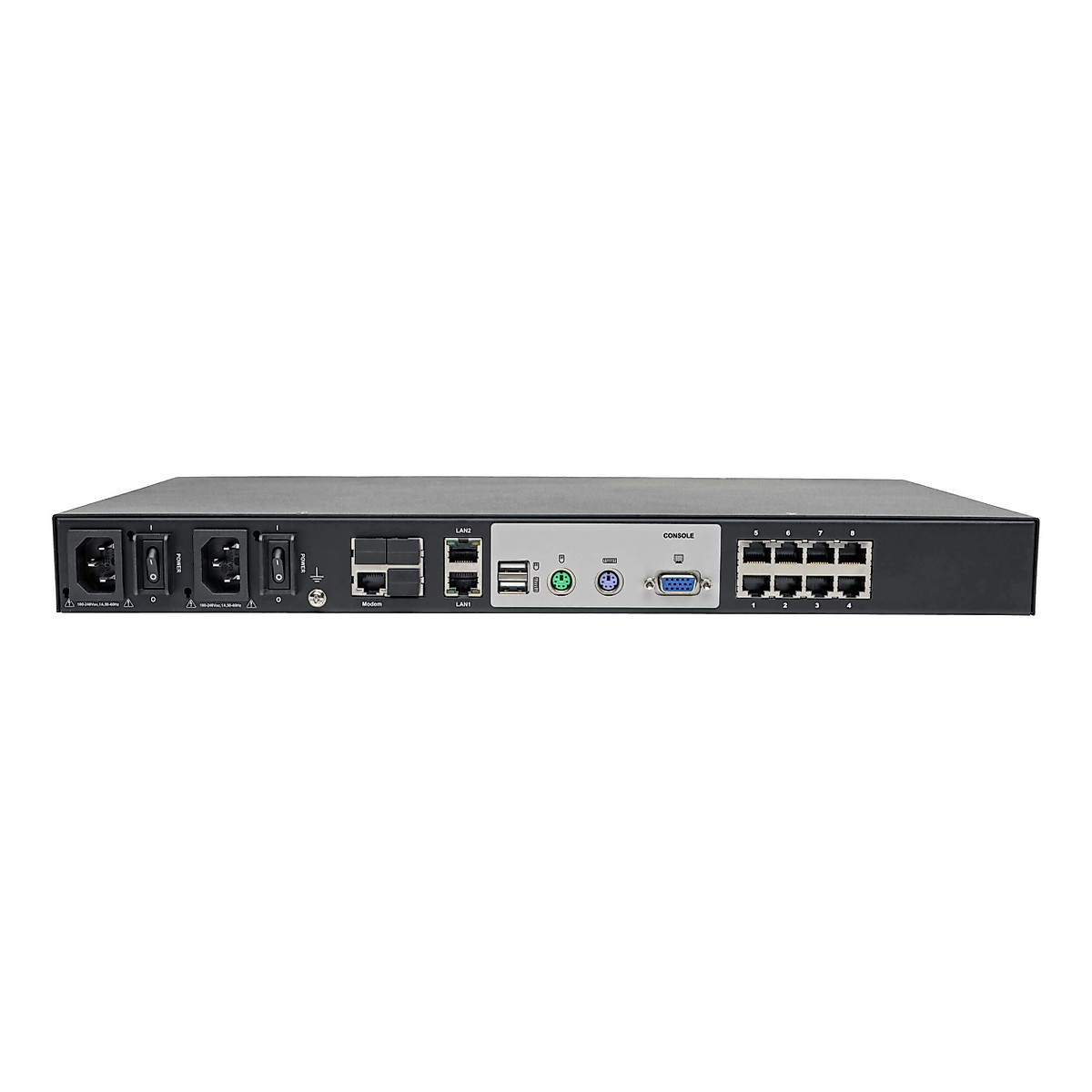 Cat5 KVM Switch Over IP 8-Port W/Virtual Media 2 Users 1URM TAA