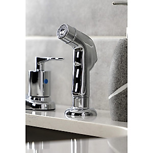 Kingston Brass FB791SVLSP Serena 8" Centerset Kitchen Faucet, Polished Chrome