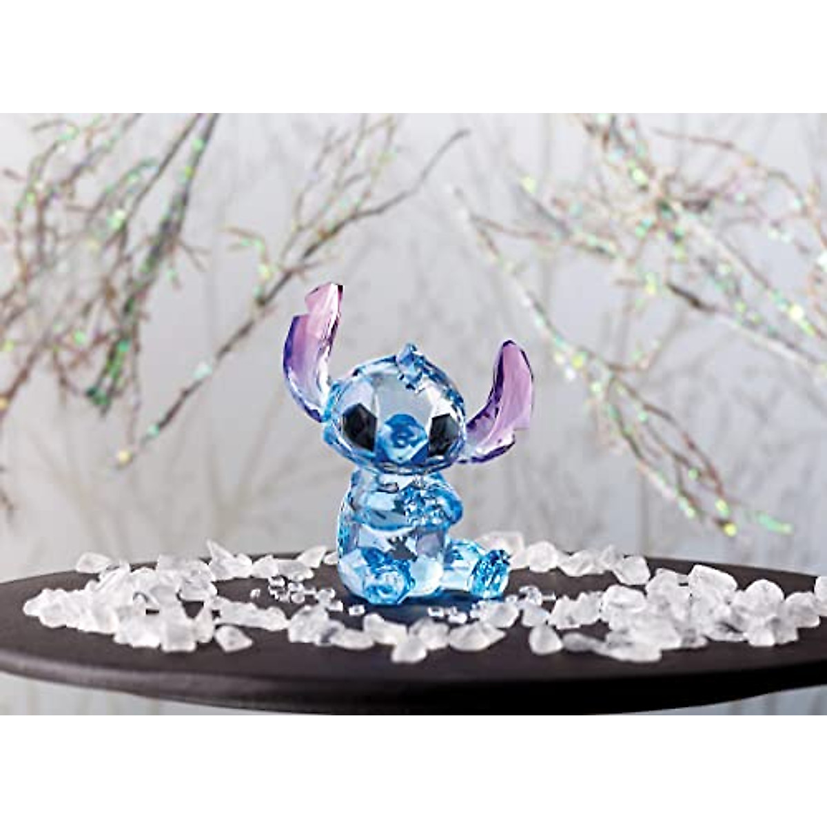 Enesco Facets Disney Lilo and Stitch Figurine, 3.5 Inch, Blue