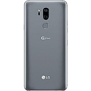 LG G7 ThinQ GSM Unlocked LGG710 w/ 64GB Memory Cell Phone 4G LTE - US Version - Platinum Gray (Renewed)