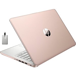 HP Premium Stream 14" HD BrightView Laptop, Intel Celeron N4120, 4GB RAM, 64GB eMMC, Intel UHD Graphics, HD Webcam, 1 Year Office 365, Bluetooth, WiFi, HDMI, Win 11s, Gold, 32GB Hotface USB Card