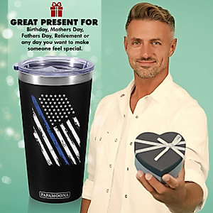 Thin Blue Line Gifts, Police Appreciation Gifts, Police Officer Gifts, Law Enforcement Gifts, Police Travel Mugs, School Officer Gift, School Resource Officer Cops Officer Gifts, Wine Coffee Tumbler