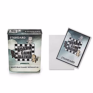 10 Packs Arcane Tinmen Non-Glare Board Game Sleeves 50 ct Standard Size Card Sleeves Display Case
