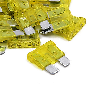(20 pcs) 20 Amp Standard Blade Fuse, 20 A Automotive Fuse for Car Truck