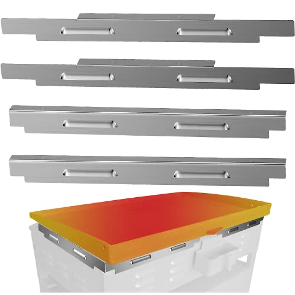 Wind Guards for Blackstone 36 Inch Griddle, Blackstone Griddle Accessories, Stainless Steel Magnetic Wind Screen, Compatible with Rear Grease Cup, Hood and Side Shelf, Gas Saving