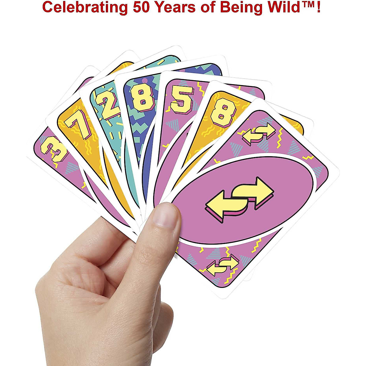 Mattel Games UNO Iconic Series 1990s Matching Card Game Featuring Decade-Themed Design, 112 Cards for Collectors, Teen & Adult Game Night, Ages 7 Years & Older