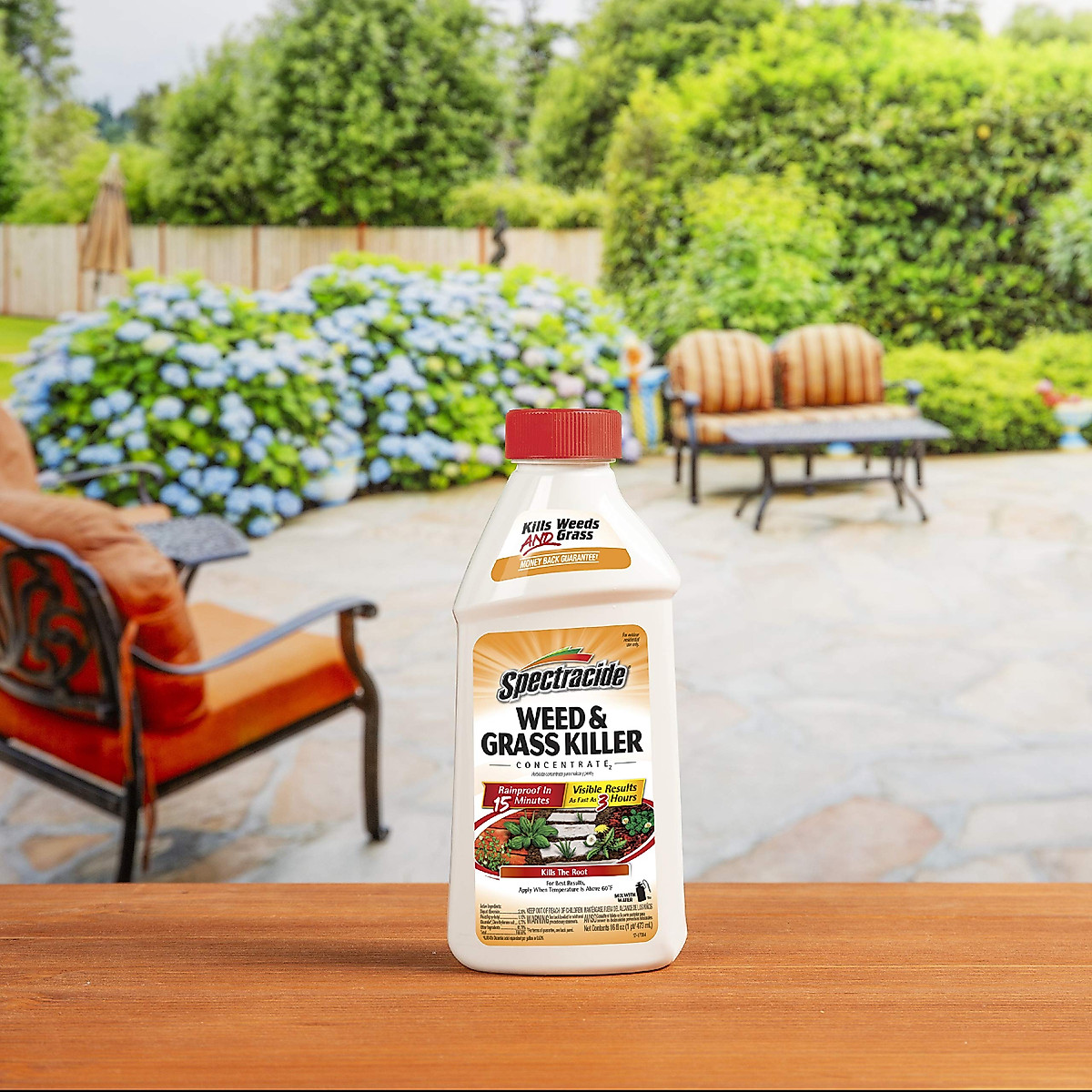 Spectracide Weed And Grass Killer Concentrate 16 Ounces, Use On Patios, Walkways And Driveways